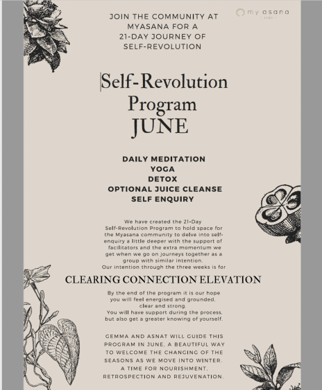 21-Day Journey of Self-Revolution - My Asana Yoga