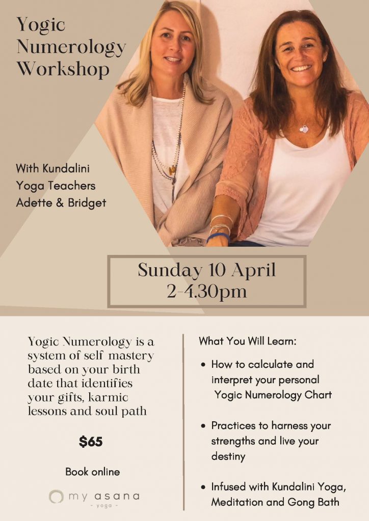 Yogic Numerology Workshop - My Asana Yoga