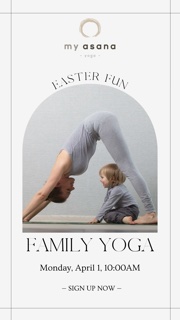 Easter fun family yoga - My Asana Yoga